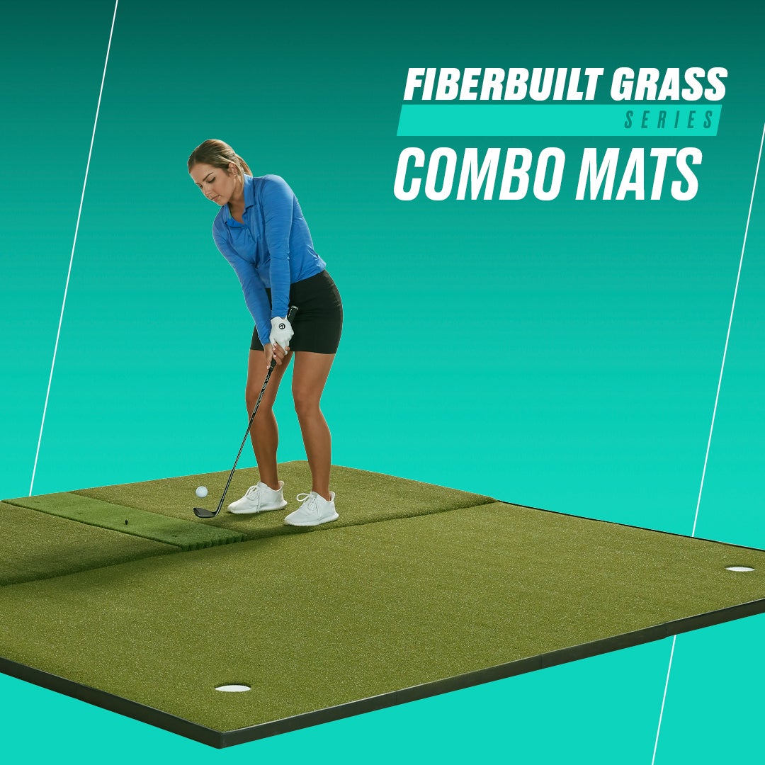 FIBERBUILT Grass Series Combo Mat System - Center Hitting | Anytime ...